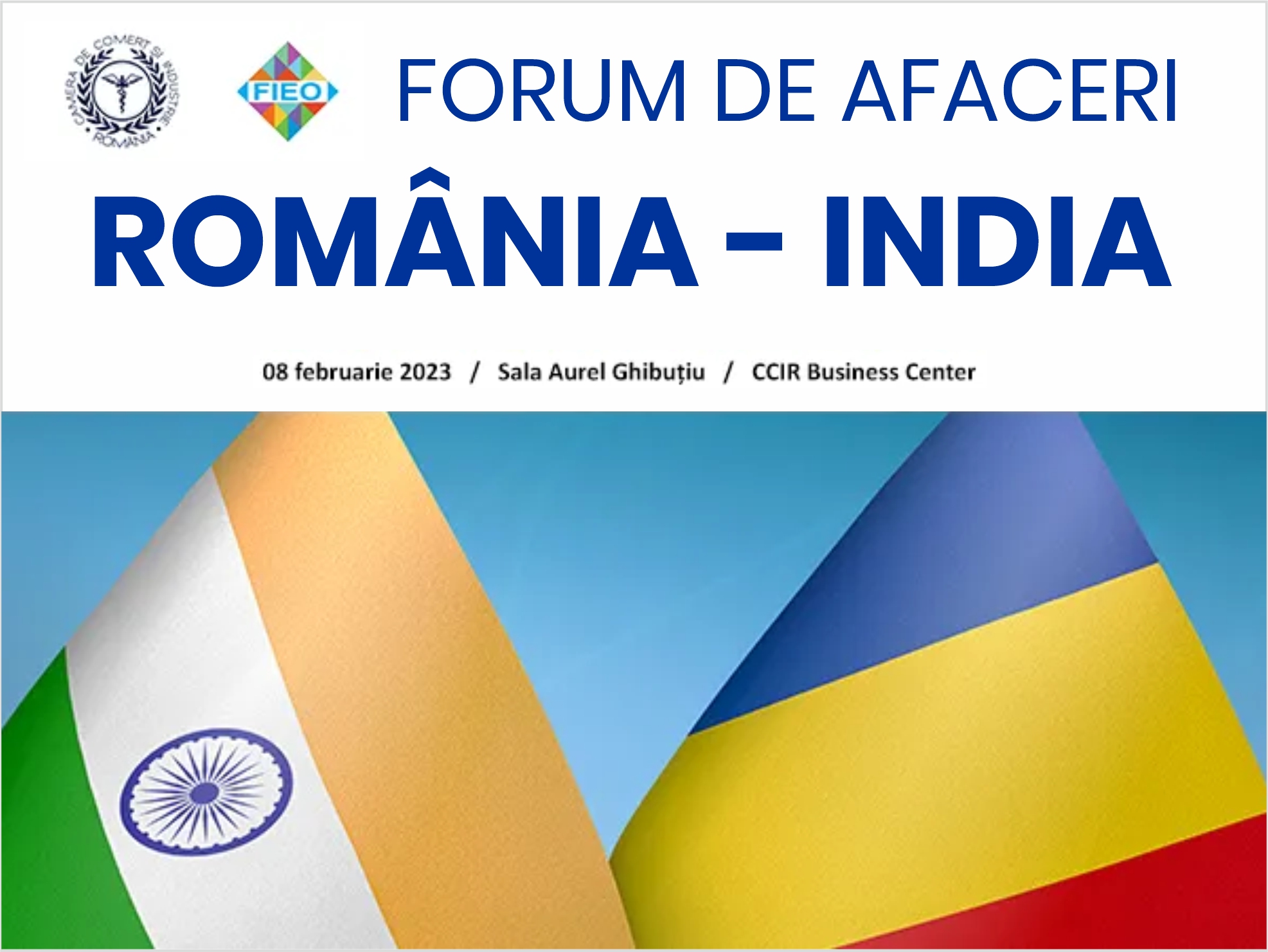 Forumul de afaceri România - India - Camera de Comerț și Industrie Brașov