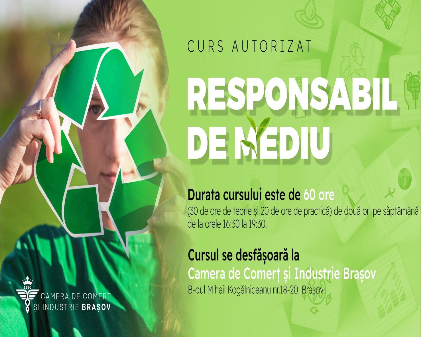Curs autorizat: Responsabil de Mediu - Camera de Comerț și Industrie Brașov