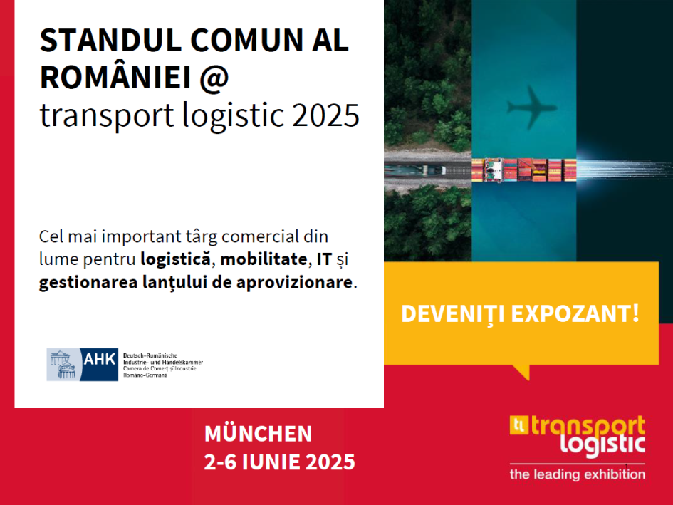 Transport logistic 2025 by AHK Romania - Camera de Comerț și Industrie ...